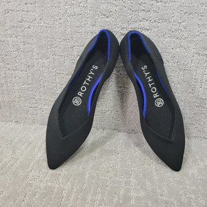 Rothy's | Shoes | Rothys The Point Womens Size Us 65 Black Solid ...